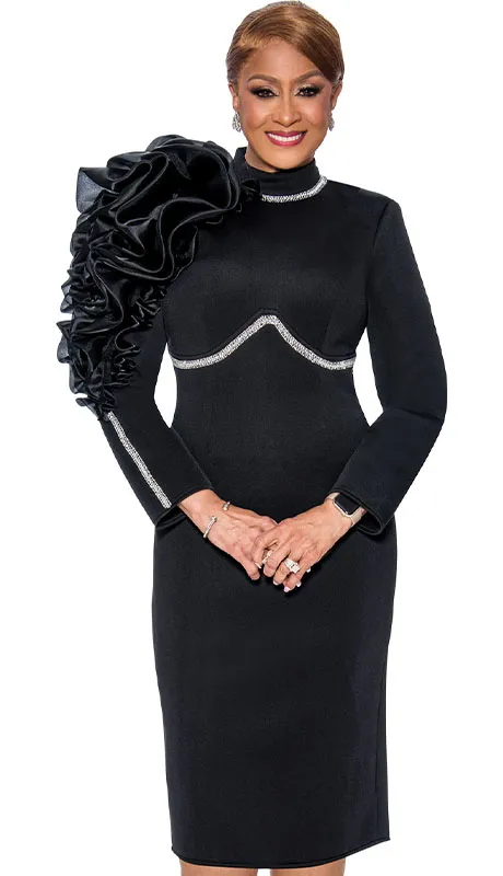 Dorinda Clark Cole 5141-BLK Ladies Church Dress